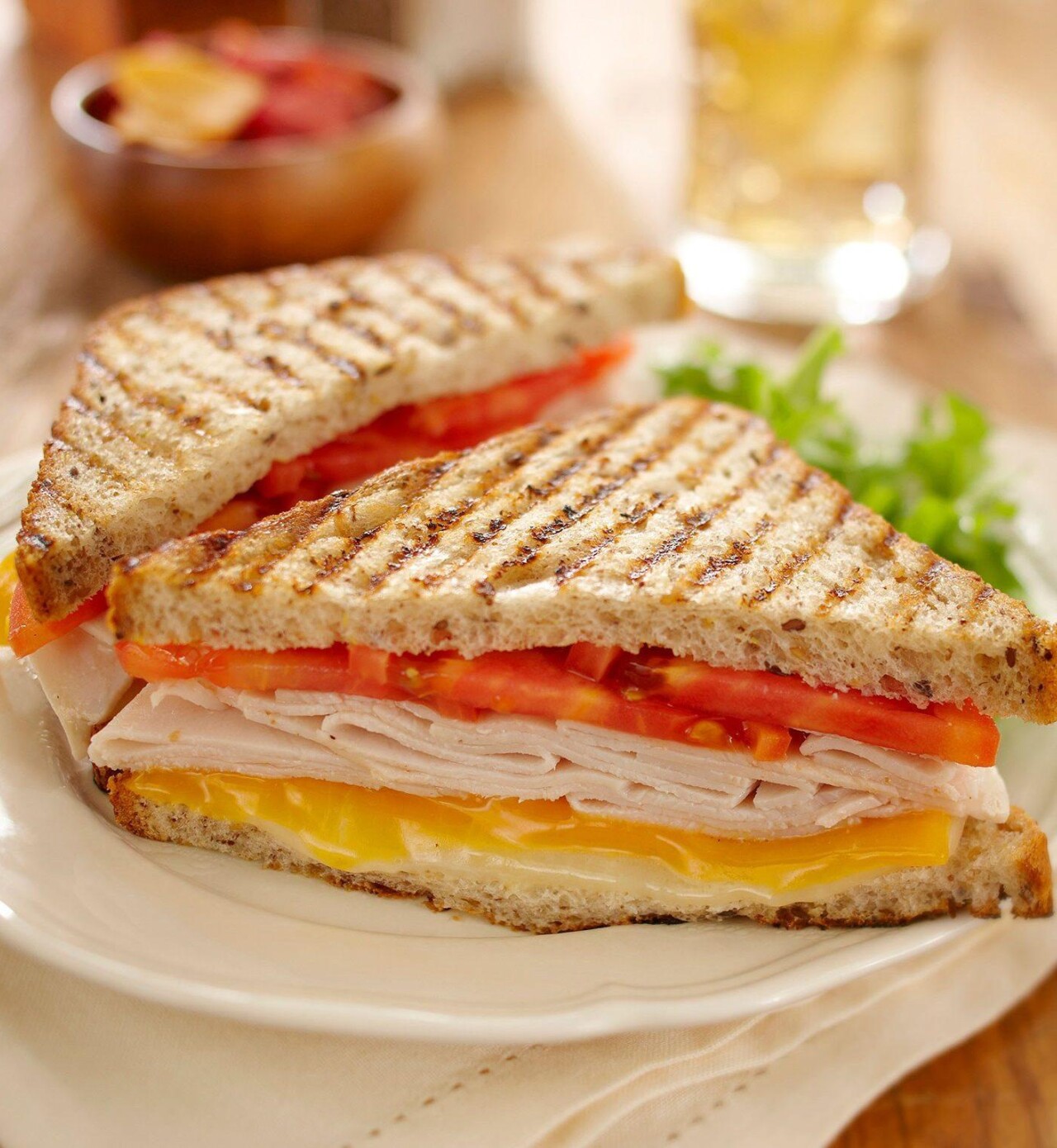 Grilled Cheese, Turkey and Tomato Sandwiches - Pillers