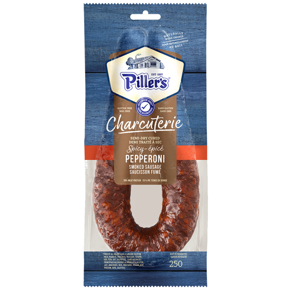 Saucisson pepperoni épicé Charcuterie - Pillers